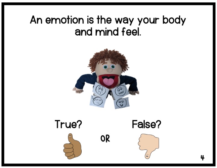 Emotions- Social Emotional Learning Game With Puppet Show- Self ...