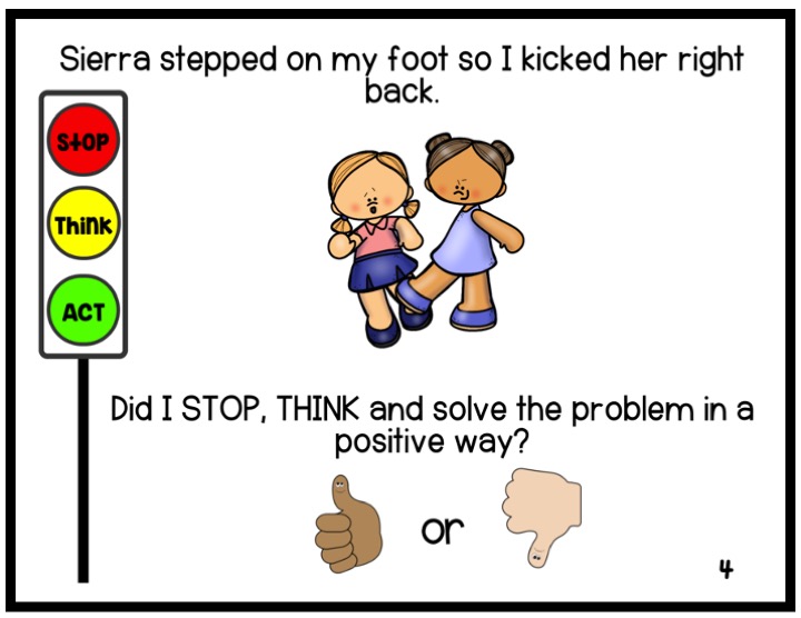 Stop, Think, Act- Social Emotional Learning Game With Puppet Video ...