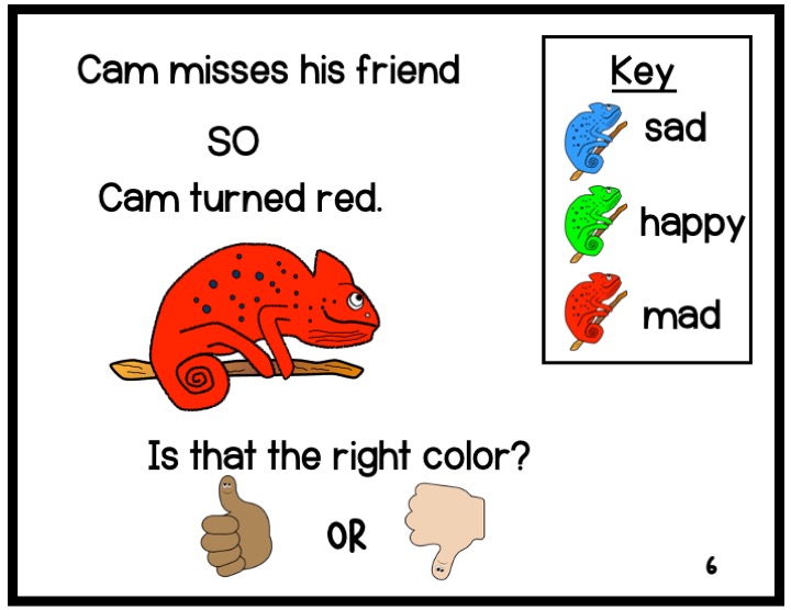 Chameleon Moods- Social Emotional Learning Game- Emotions- Color ...