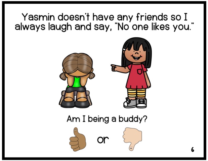 Be A Buddy Not A Bully- Social Emotional Learning Game – Relationship ...