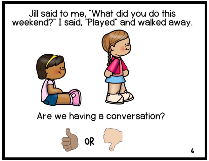 Conversation Skills – Social Skills- Social Emotional Learning Game ...