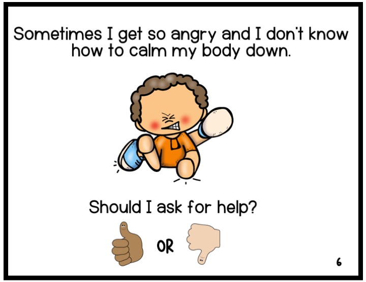 Asking For Help- Social Emotional Learning Game- Self Awareness- Self ...