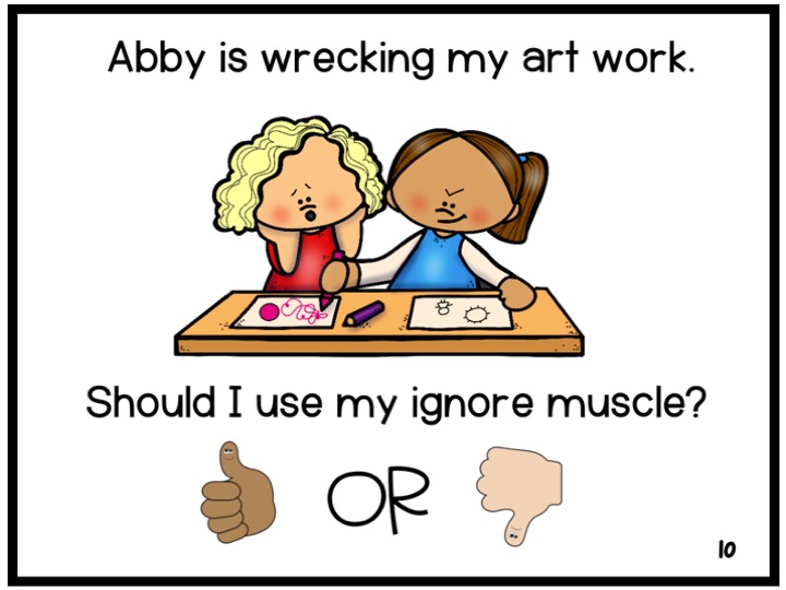 Ignore Muscle- Social Emotional Learning Game- Self Control, Focus ...