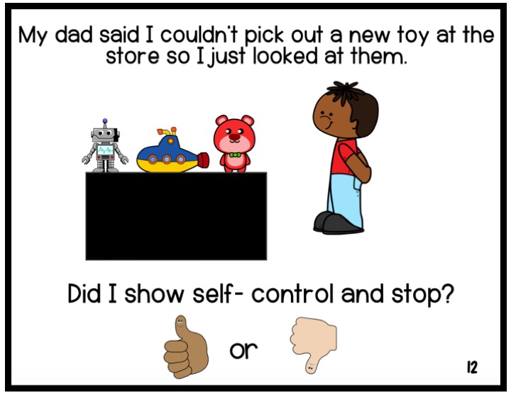 Self-Control- Social Emotional Learning Game -Self Management - Annie's ...
