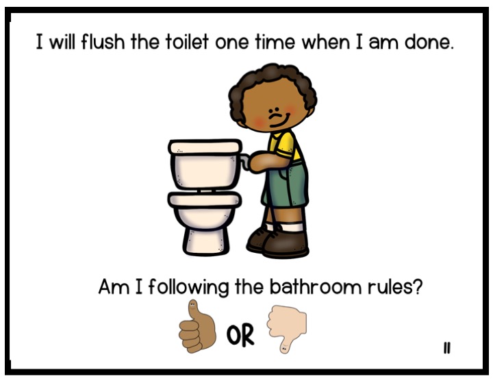 Bathroom Rules- Social Emotional Learning Game – Responsible Decision ...
