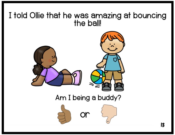 Be A Buddy Not A Bully- Social Emotional Learning Game – Relationship ...