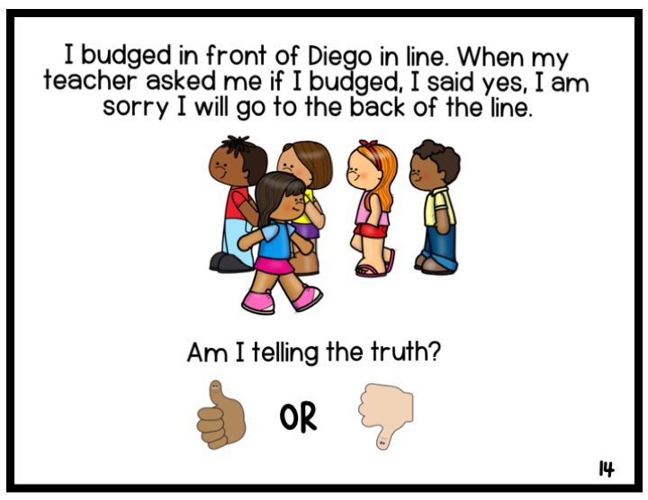 Teaching Honesty- Social Emotional Learning Game- Self Awareness ...