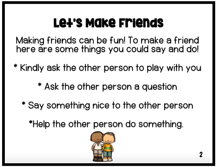 Making Friends – Social Emotional Learning Game – Friendships ...