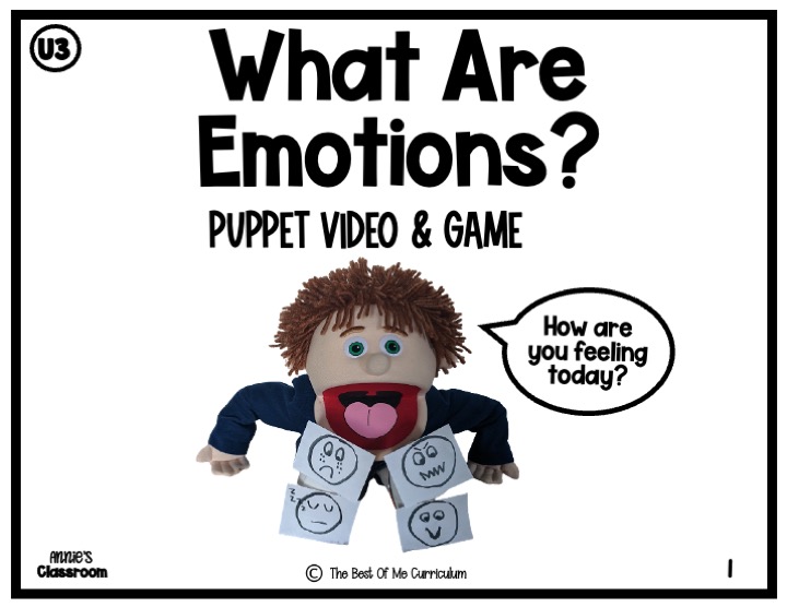 Emotions- Social Emotional Learning Game With Puppet Show- Self ...