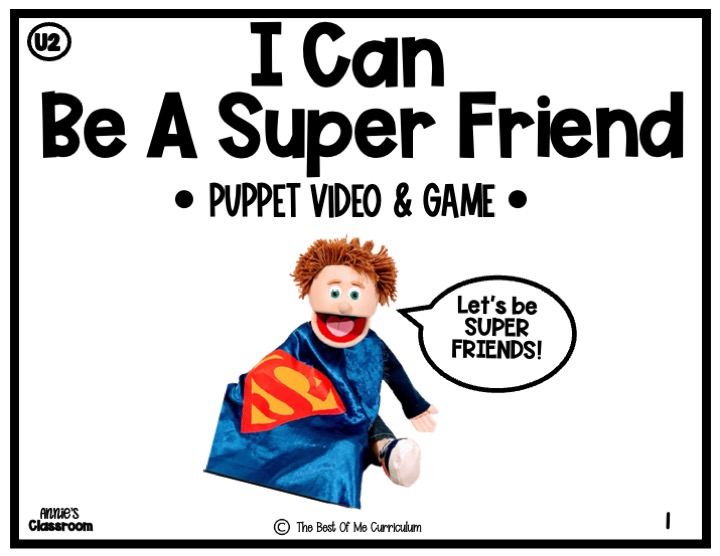 Super Friend- Social Emotional Learning Game on Being A Good Friend ...