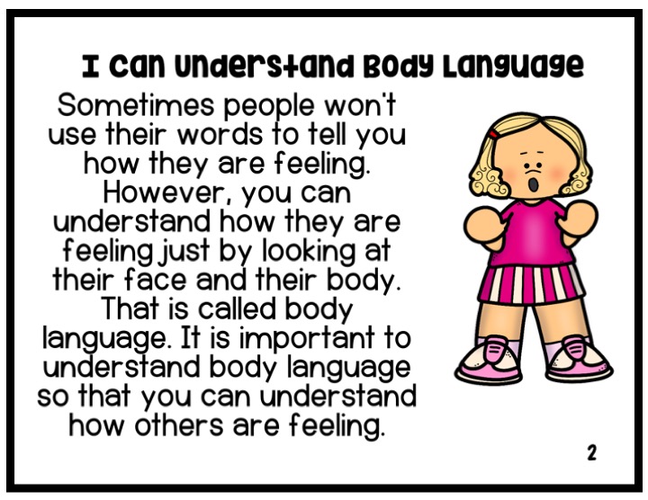Body Language- Social Emotional Learning Game- Social Awareness - Annie ...