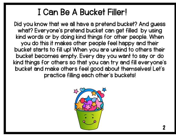 Bucket Filler- Social Emotional Learning Game – Relationship Skills ...