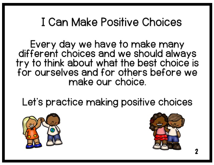 Positive Choices- Social Emotional Learning Game- Responsible Decision ...