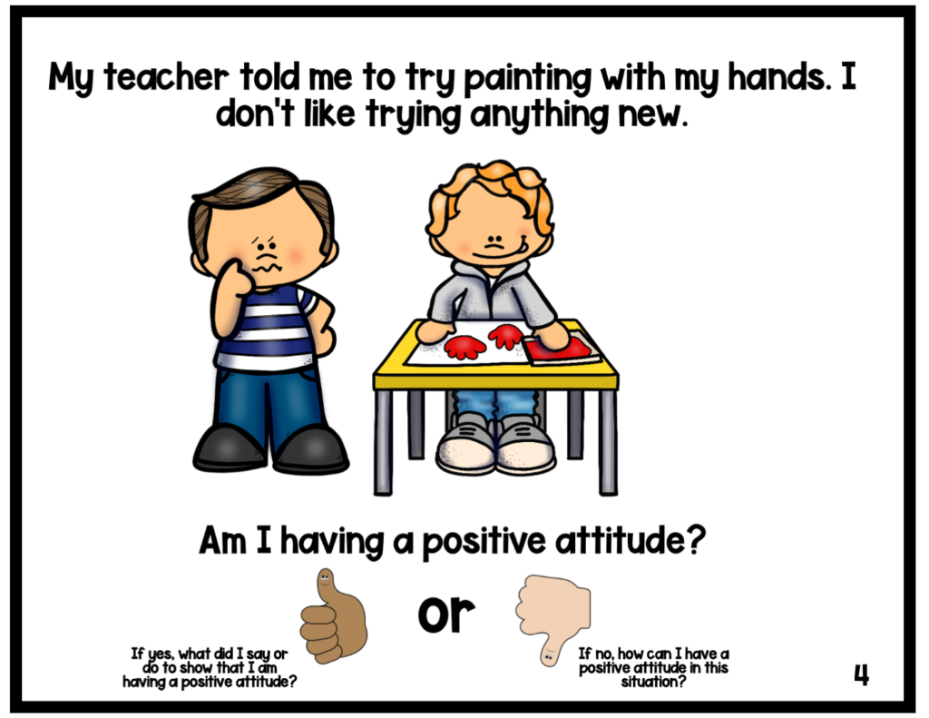 Positive Attitude Social Emotional Lesson For Children - Annie's Classroom