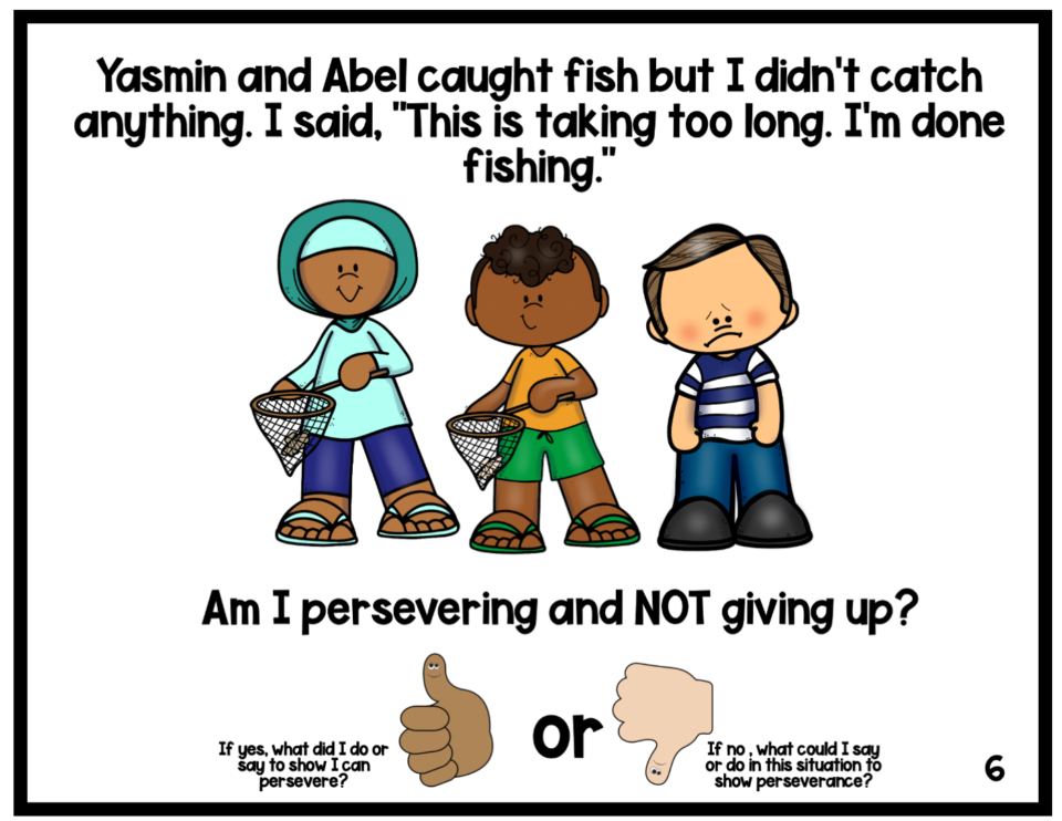 Perseverance Social Emotional Lesson For Children - Annie's Classroom