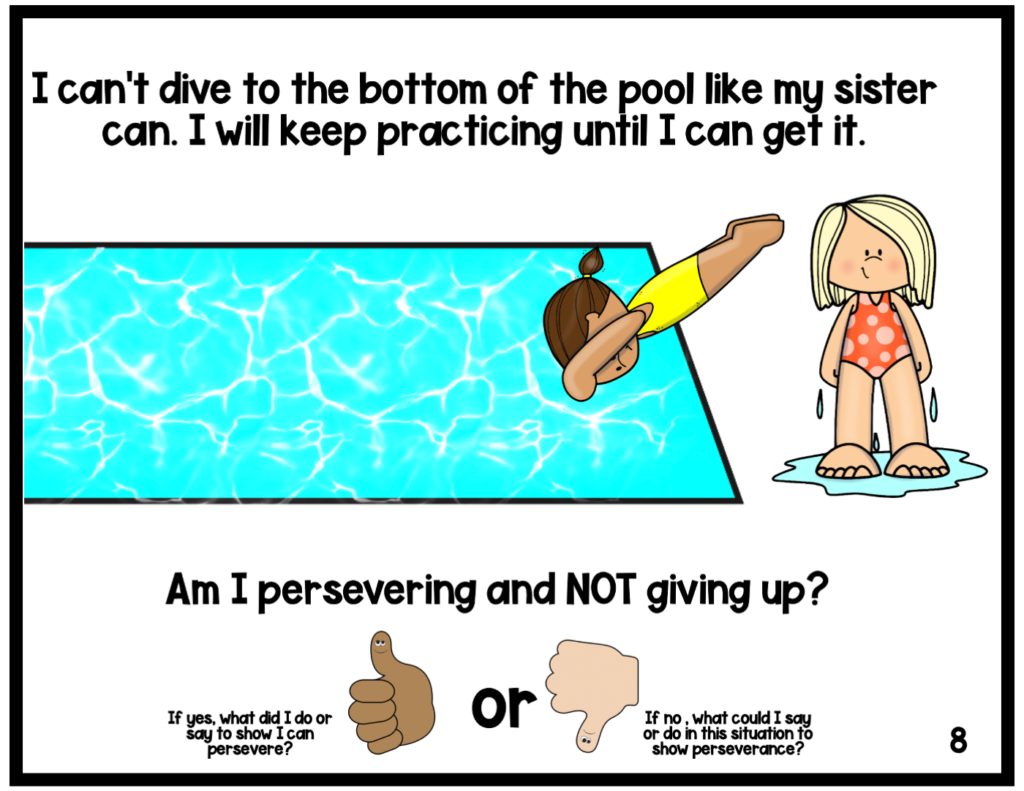 Perseverance Social Emotional Lesson For Children - Annie's Classroom