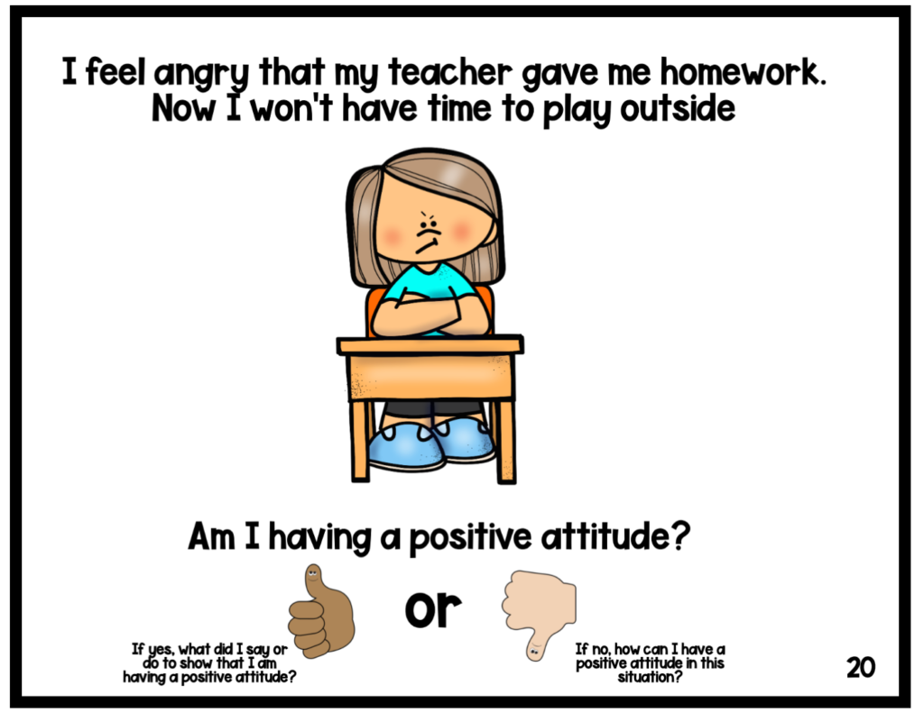 Positive Attitude Social Emotional Lesson For Children - Annie's Classroom