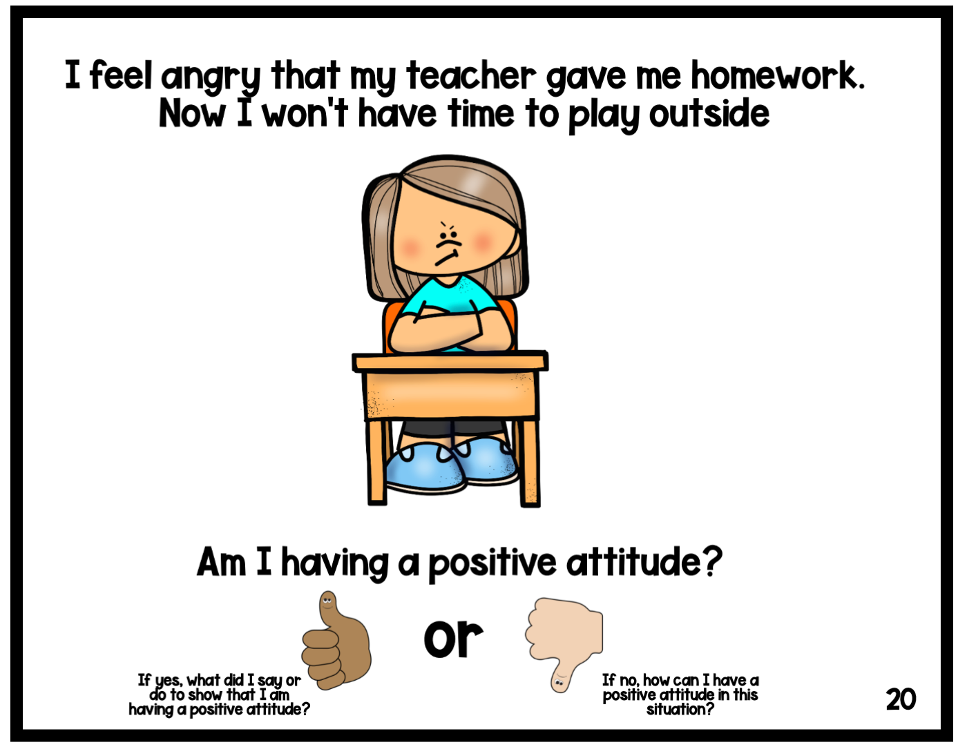 Positive Attitude Social Emotional Lesson For Children - Annie's Classroom