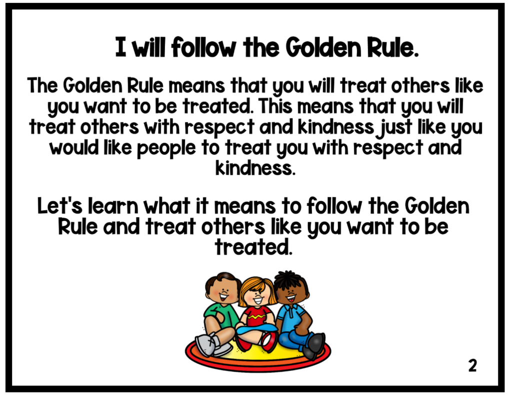 The Golden Rule & Showing Kindness Social Skills Lesson for Kids ...