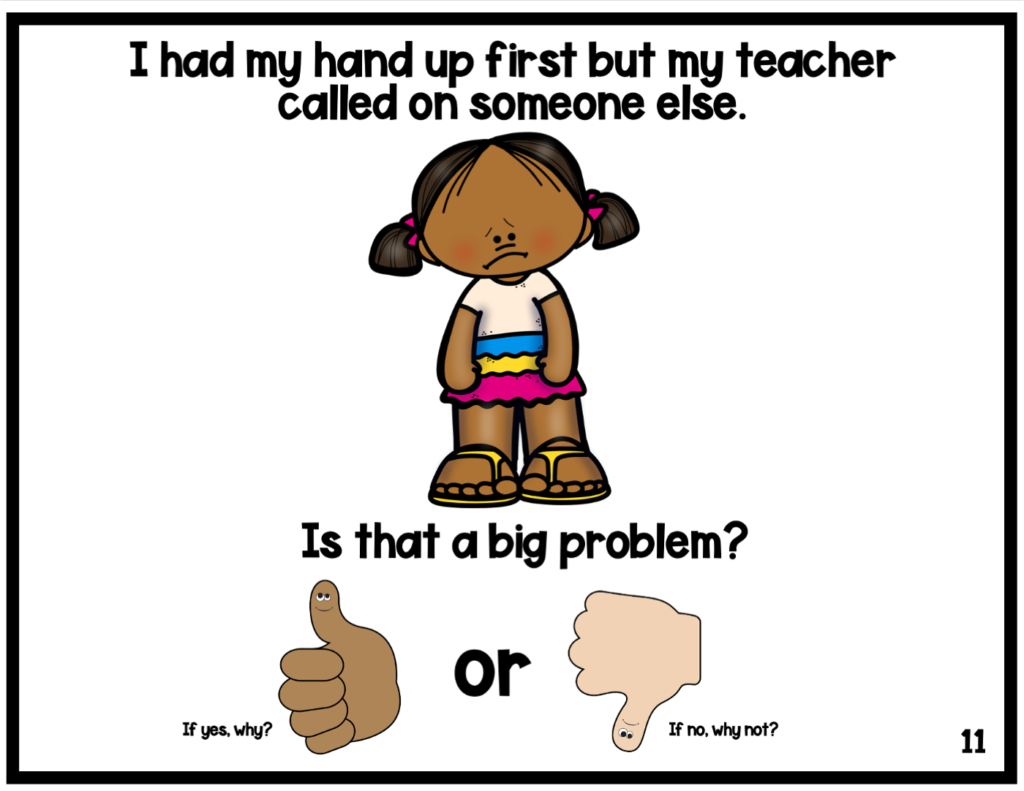 Size Of The Problem – Social Emotional Learning & Social Skills Lesson ...